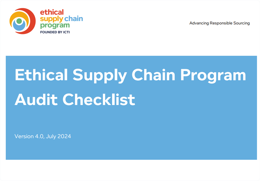 ESCP - Ethical Supply Chain Program